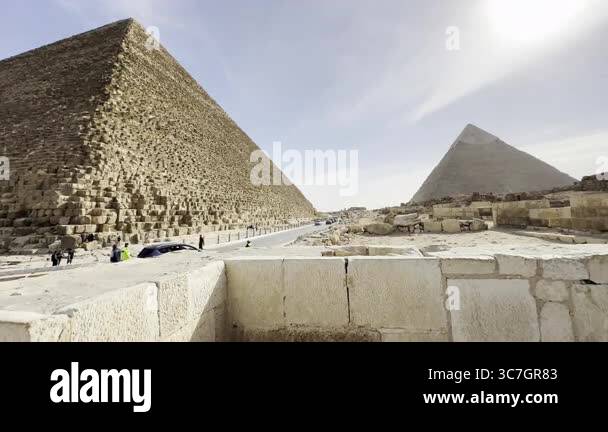 Cairo, Egypt; January 20, 2024: Explore the Famous Pyramid of Keops in ...