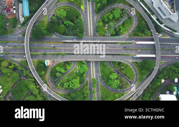 Busy highway lot cars bridge Stock Videos & Footage - HD and 4K Video ...
