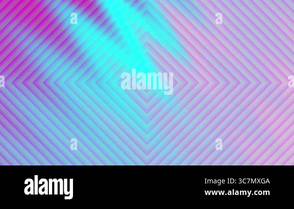 A geometric pattern of concentric diamond shapes in purple and blue ...