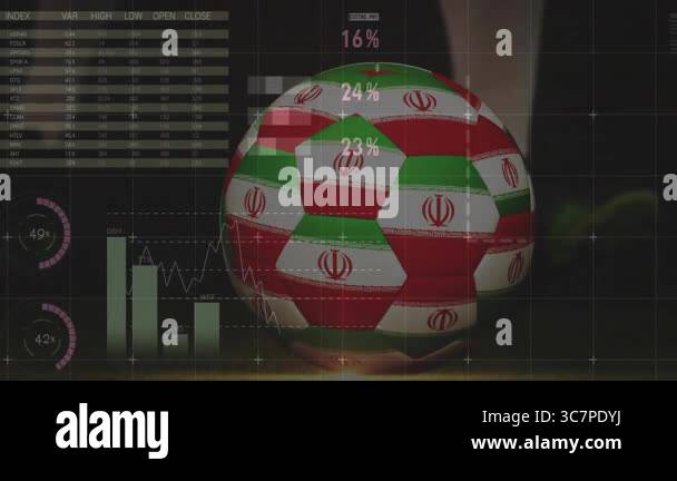 Soccer ball iranian flag design Stock Videos & Footage - HD and 4K ...
