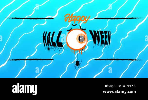 Spooky halloween dripping text animation Stock Videos & Footage - HD ...