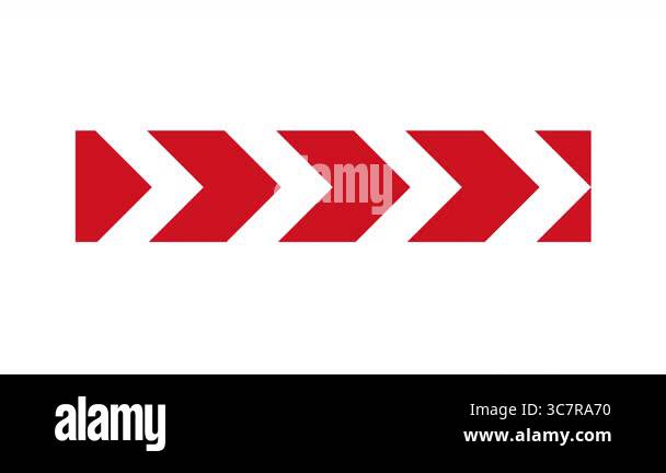 Chevron hazard sign Stock Videos & Footage - HD and 4K Video Clips - Alamy