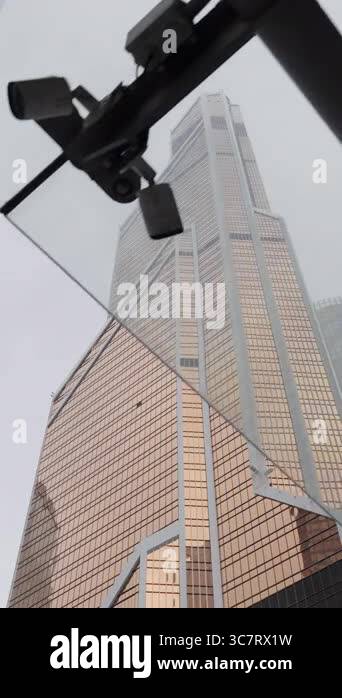 A breathtaking view of towering skyscrapers beautifully captured from ...