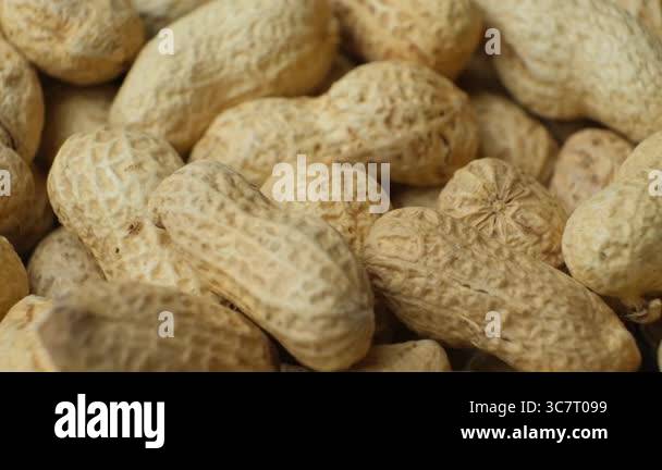 Whole Roasted Peanuts in Shell Close-Up Stock Video Footage - Alamy
