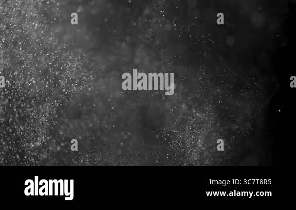 Floating dust motes particles in slow motion. High quality 4k footage ...