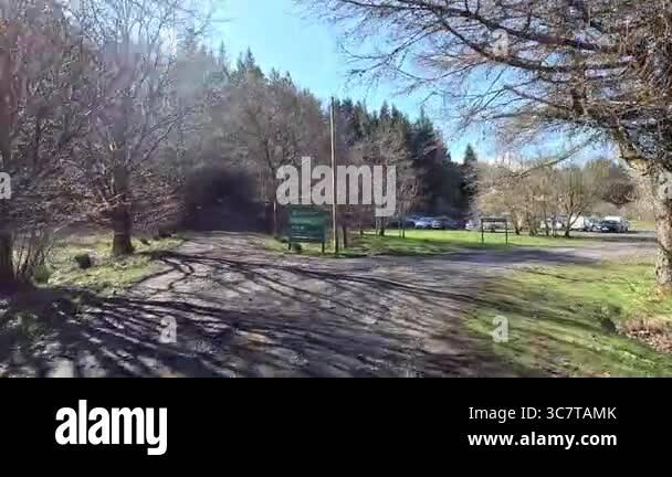 Walking in Glen Devon near Loch Turret Reservoir in Perthshire ...