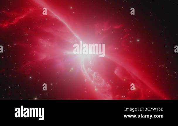 A brilliant light eruption showcases the universes celestial wonders ...