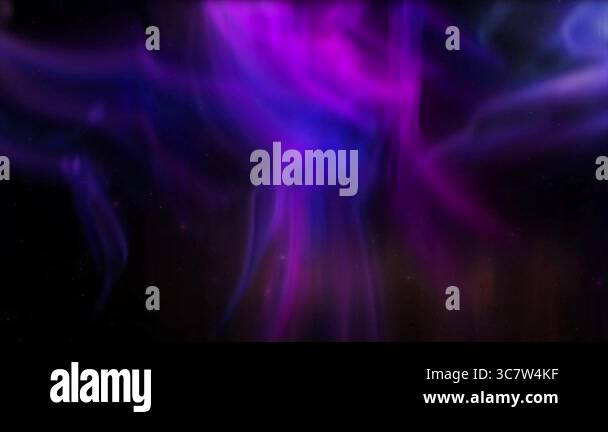 Animated Aurora Borealis Over Arctic Landscape at Night Stock Video ...