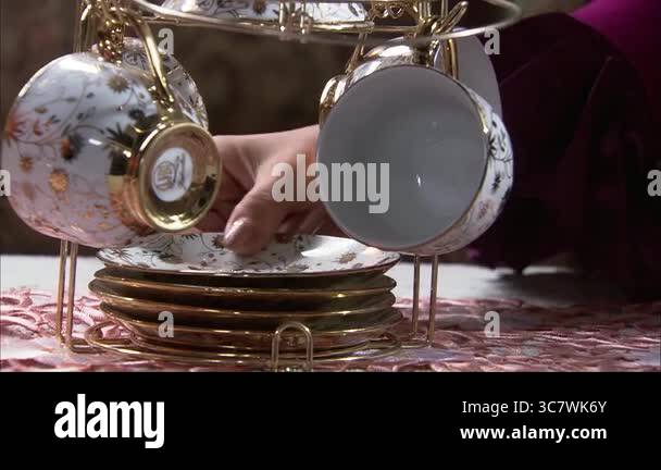 Teacup plate Stock Videos & Footage - HD and 4K Video Clips - Alamy