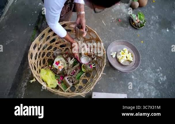 Tabanan, Bali, Indonesia OCTOBER 23, 2024: Jatiluwih community members ...