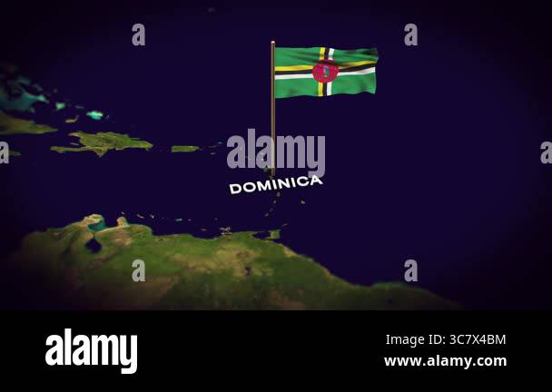 Dominica country border map Stock Videos & Footage - HD and 4K Video ...