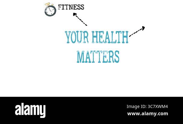 Illustration Highlighting the Importance of Health and Wellness in Life ...