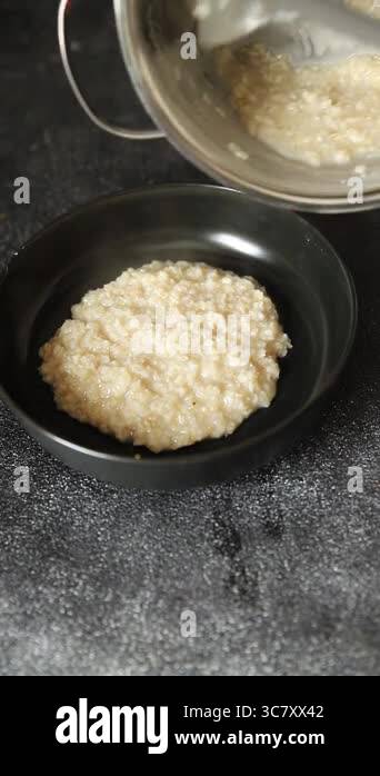 Oatmeal porridge strawberrie nuts healthy breakfast appetizer dish ...