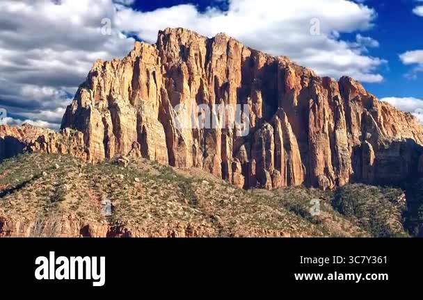 The Zion national park in Arizona, USA Stock Video Footage - Alamy