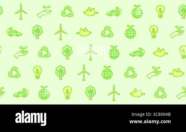 Hand drawn eco pattern background Stock Videos & Footage - HD and 4K ...