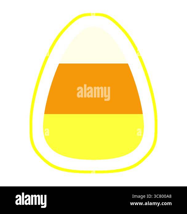 A simple looping animated candy corn Stock Video Footage - Alamy