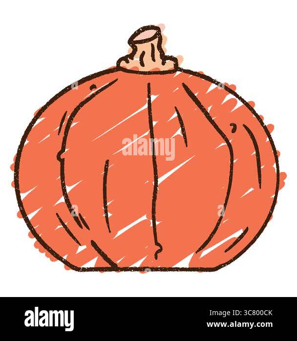 A simple looping animated Pumpkin Chalk Drawing Stock Video Footage - Alamy