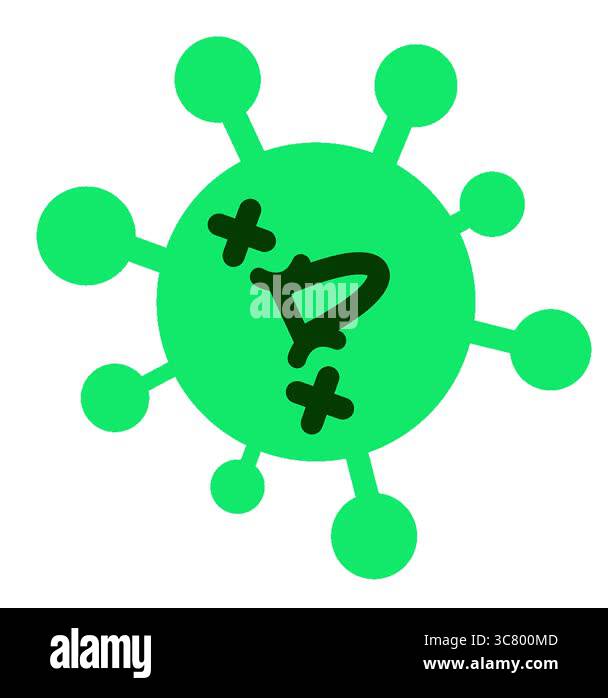 A simple looping animated happy dead virus Stock Video Footage - Alamy