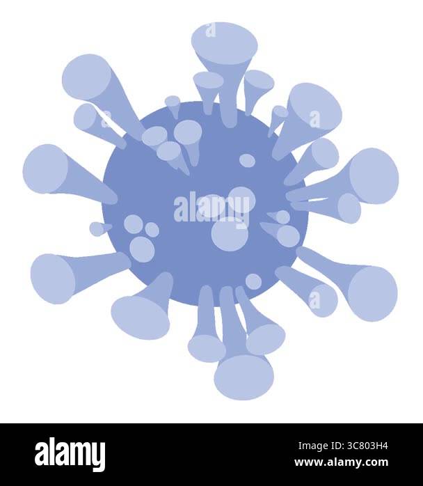 A simple looping animated Virus design Stock Video Footage - Alamy