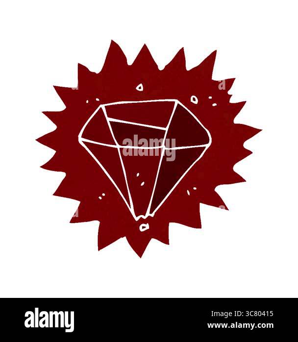 A simple looping animated cartoon ruby Stock Video Footage - Alamy