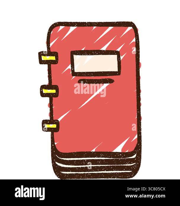 A simple looping animated Notebook Chalk Drawing Stock Video Footage ...