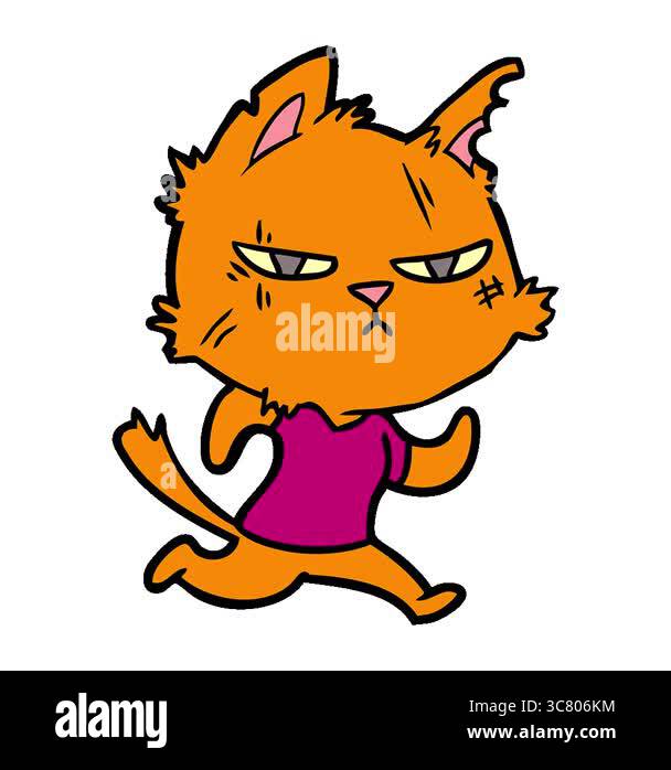 Cat running cartoon Stock Videos & Footage - HD and 4K Video Clips - Alamy