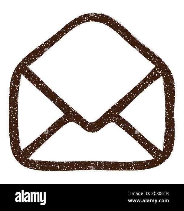 A simple looping animated Open Letter Charcoal Drawing Stock Video ...
