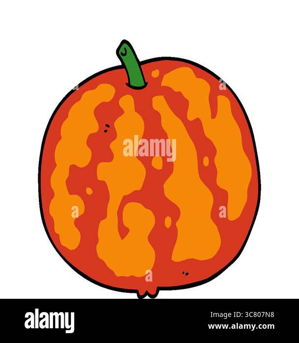 A simple looping animated cartoon melon Stock Video Footage - Alamy