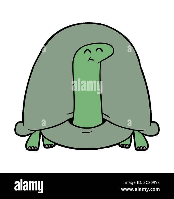A simple looping animated cartoon tortoise Stock Video Footage - Alamy