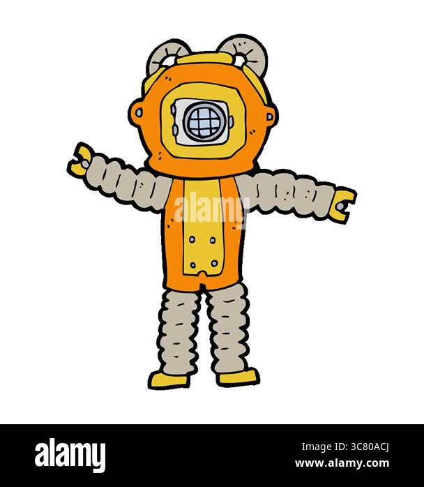 Funny diver illustration cartoon Stock Videos & Footage - HD and 4K ...