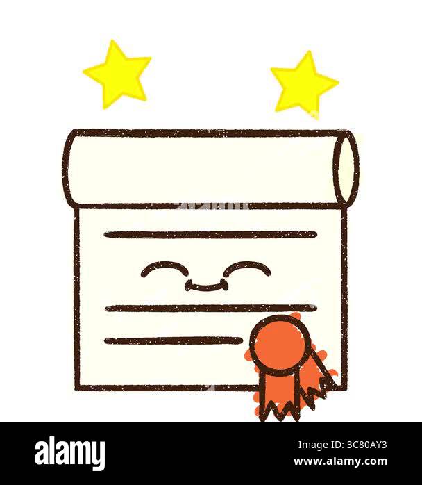 A simple looping animated Certificate Chalk Drawing Stock Video Footage ...