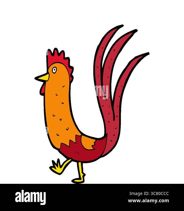Cockerel drawing Stock Videos & Footage - HD and 4K Video Clips - Alamy