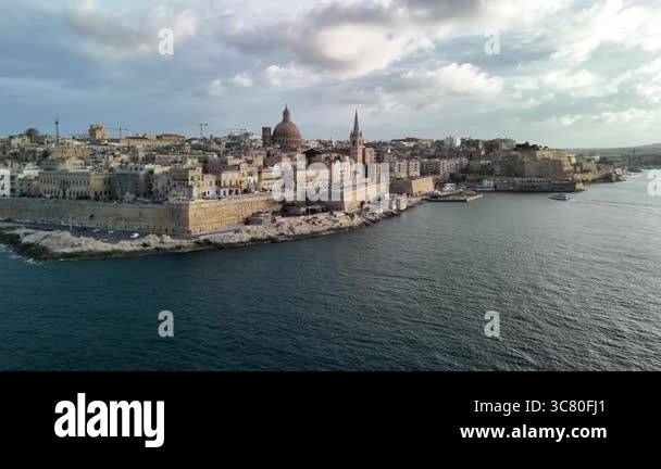 Discover the stunning beauty of Malta with expansive aerial views ...