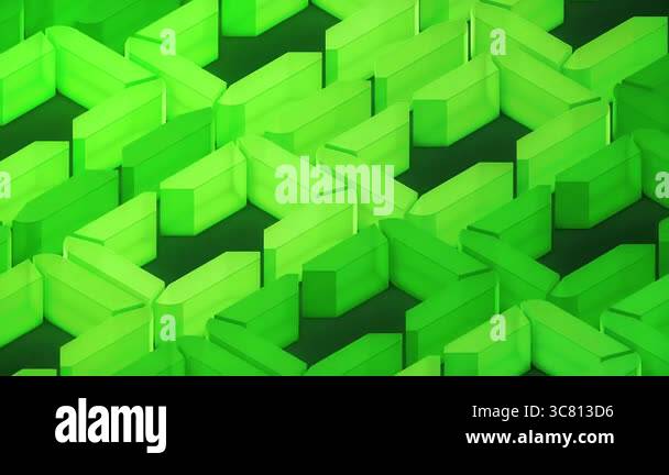 Futuristic Binary Code Animation Landscape, Abstract 3D Digits 0 and 1 Forming a High-Tech Sci ...