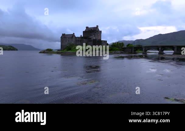 Scottish castle on lake bridge Stock Videos & Footage - HD and 4K Video ...