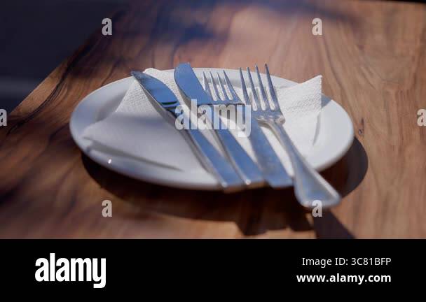 Simple table setting napkin Stock Videos & Footage - HD and 4K Video ...