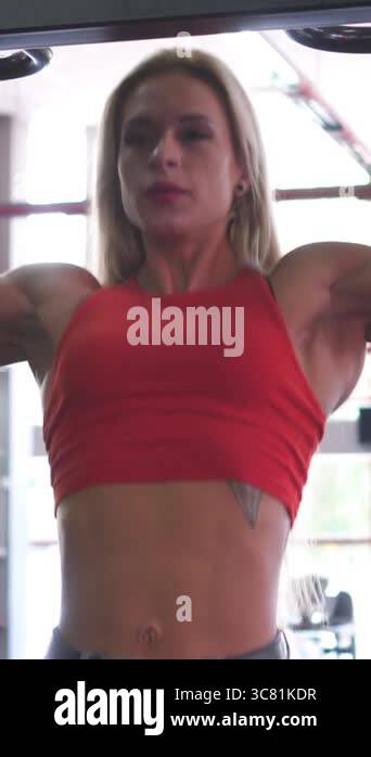Woman Performing Pull Ups Stock Videos And Footage Hd And 4k Video 7058
