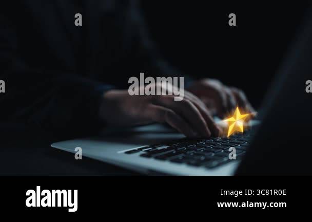 Hands typing on a laptop keyboard create an engaging scene surrounded ...