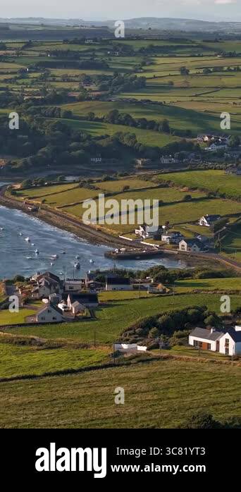 Exploring the breathtaking Irish countryside with rolling hills and ...
