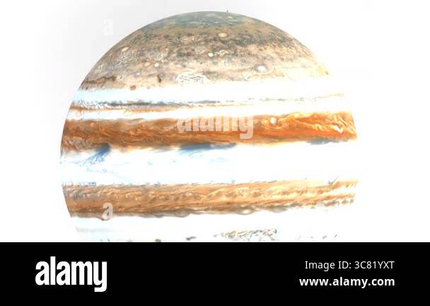 astronaut jump on jupiter planet animation Stock Video Footage - Alamy