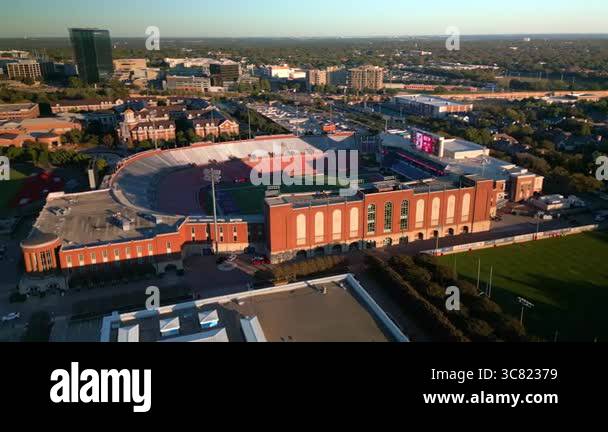 Gerald J. Ford Stadium on the campus of Southern Methodist University ...