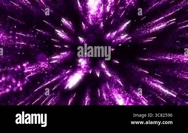 A bright magical flash resembles multi-colored and fiery fireworks ...