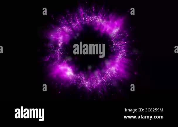 A bright magical flash resembles multi-colored and fiery fireworks ...