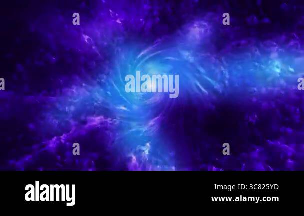 Glowing spiral-shaped bright spectacular whirlpool of mother-of-pearl ...