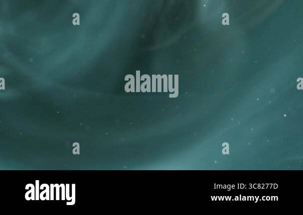 Paint shiny liquid. Mist vortex. Defocused blue color glowing steam ...