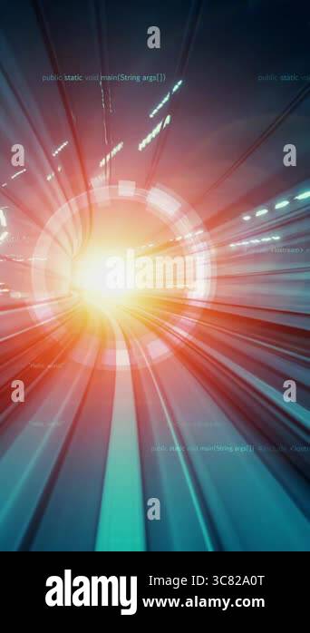 Software development, application programming code and tacit computer coding . Concept of smart ...