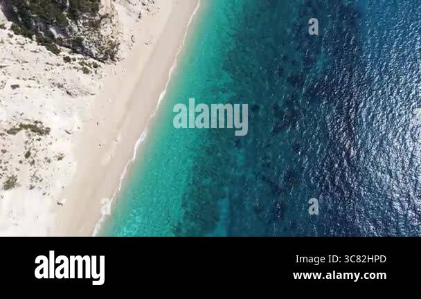 Amazing view of Platia Ammos Beach, Cephalonia, Ionian Islands, Greece ...