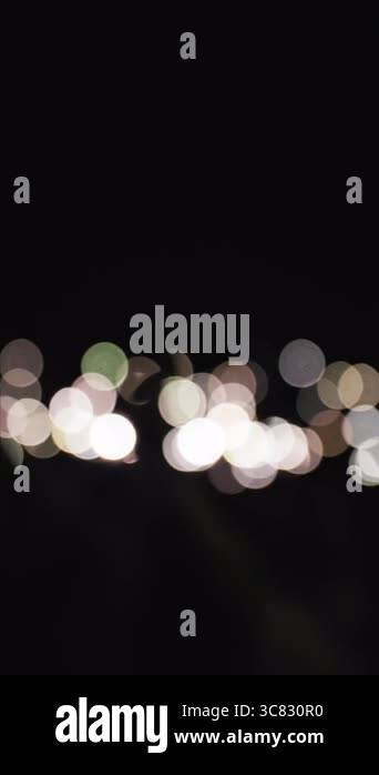 Concert light show. A multitude of blurred colored lights in the ...