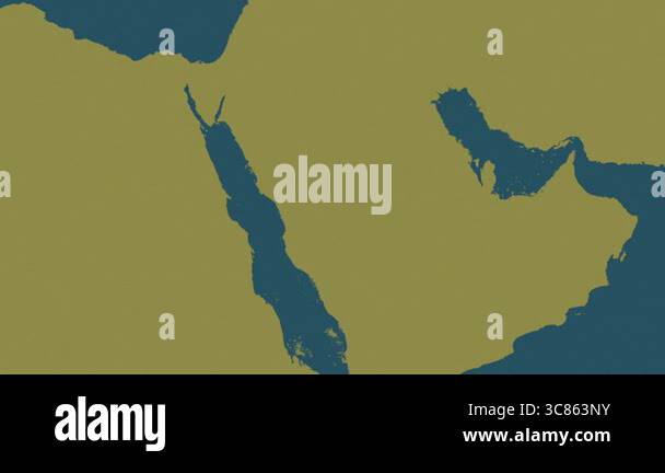 Saudi Arabia map - drive. Regions. Pattern Stock Video Footage - Alamy
