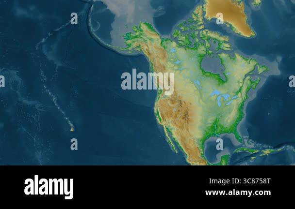 United States with Alaska and Hawaii map - drive. Regions. Physical ...